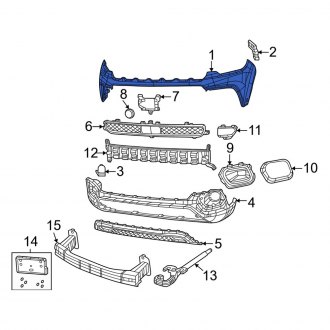 Jeep Compass Replacement Front Bumpers & Components | CARiD