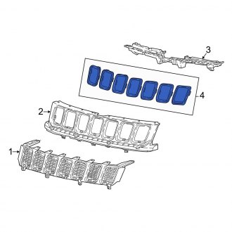 Jeep Compass OEM Grilles | Factory Billet & Mesh Grilles — CARiD.com