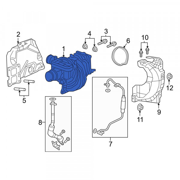 Jeep OE 68570195AC - Turbocharger