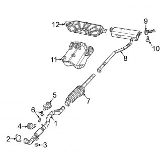 2019 Jeep Compass OEM Exhaust Parts - Systems, Tips | CARiD