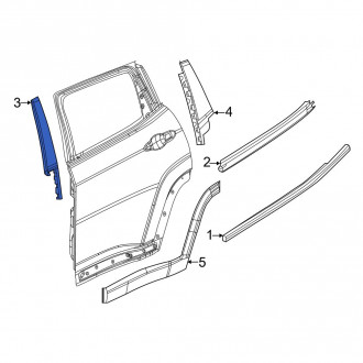 Jeep Compass Door Moldings | Side, Edge, Belt – CARiD.com