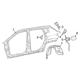 2018 Jeep Compass Replacement Quarter Panels | CARiD