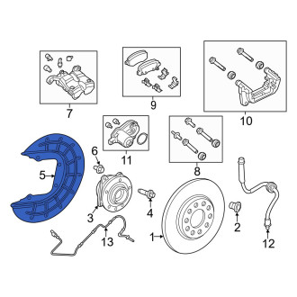 Jeep Compass Brake Dust Shields & Backing Plates — CARiD.com