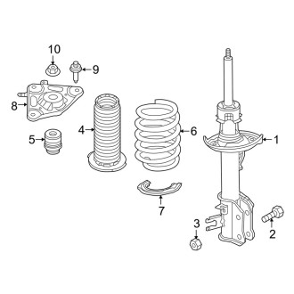 2020 Jeep Compass OEM Suspension Parts - Shocks, Struts | CARiD
