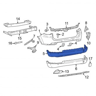 Jeep Compass OEM Bumpers | Genuine Front & Rear Bumpers — CARiD.com