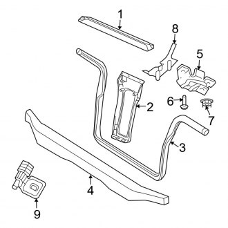 2005 Jeep Liberty OEM Header Panels & Parts | CARiD