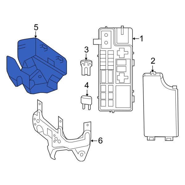 Jeep OE 4692044AC - Fuse Box Cover
