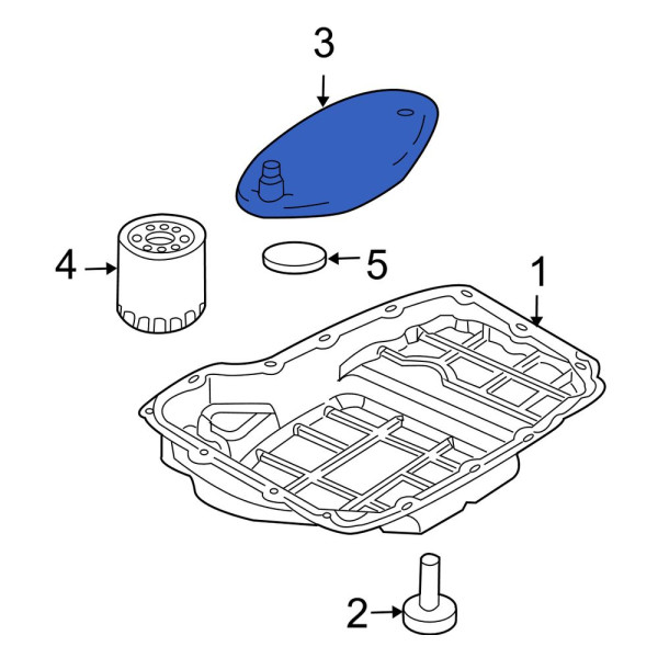 Jeep OE 5015267AD - Transmission Oil Filter
