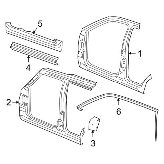 2007 Jeep Commander OEM Chassis Frames & Body Parts — CARiD.com