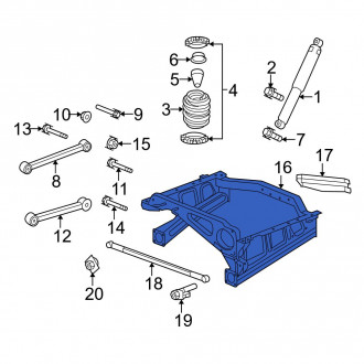 Jeep Grand Cherokee Replacement Chassis Frames & Rails - CARiD.com