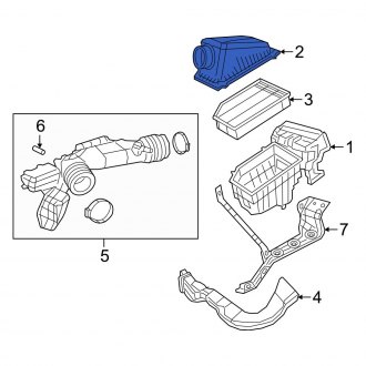 Jeep Wrangler OEM Air Intake Parts | Filters, Manifolds — CARiD.com