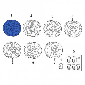 Jeep Gladiator OEM Wheels - Original Steel & Alloy Wheels | CARiD