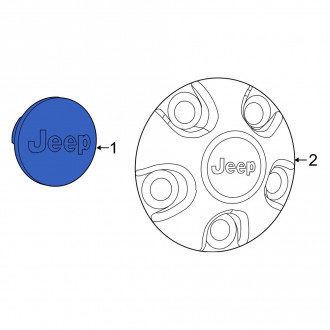 Jeep Gladiator Wheel Center Caps | CARiD