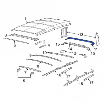 Jeep Gladiator Roof Seals & Moldings | CARiD