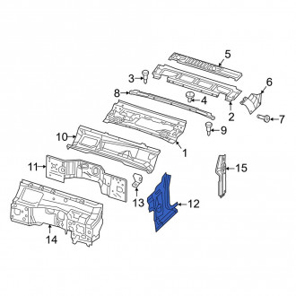 Jeep Gladiator Cowl Panels & Parts - Vent Grills | CARiD