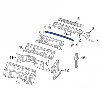 Jeep Gladiator Cowl Panels & Parts - Vent Grills | CARiD