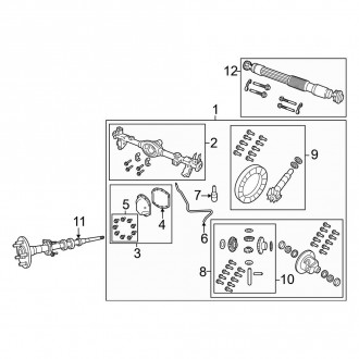 Jeep Gladiator Axle Assemblies - Front & Rear | CARiD