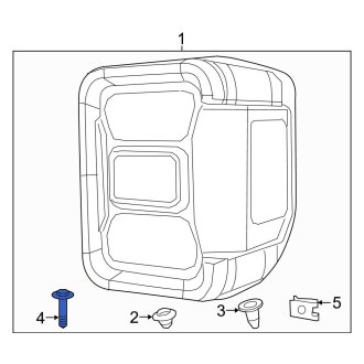 Jeep Gladiator OEM Tail Lights | LED, Fiber Optic — CARiD.com