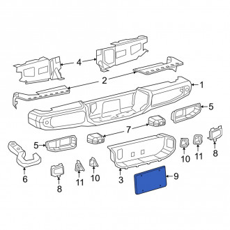 Jeep Gladiator OEM Bumpers | Genuine Front & Rear Bumpers — CARiD.com