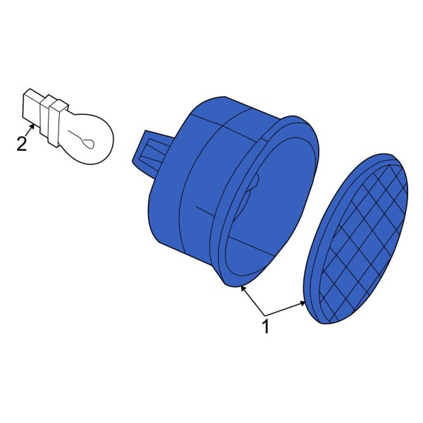 Jeep OE 68200290AA - Front Right Turn Signal Light Assembly