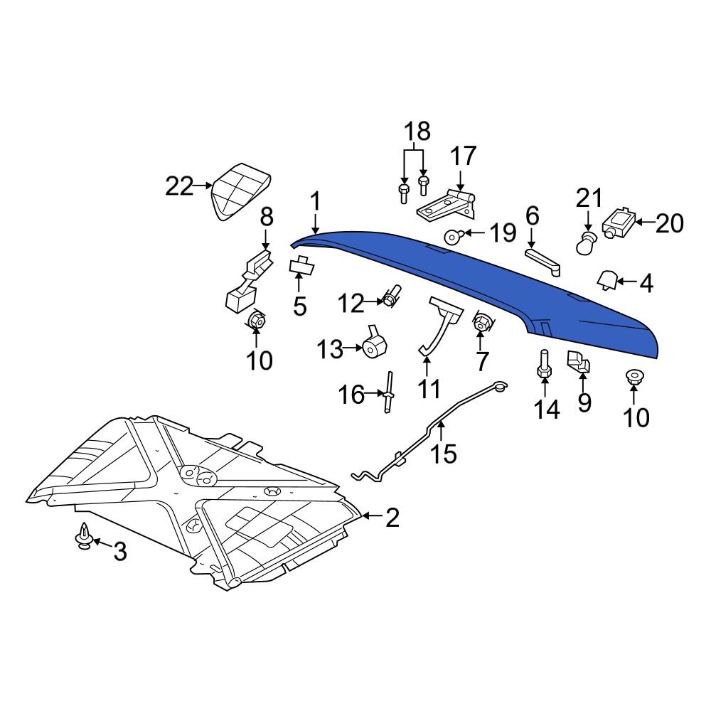 Jeep OE 68170741AC - Front Hood Panel