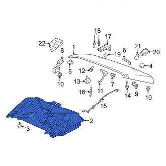Jeep Wrangler Under Hood Insulations | Pads, Liners — CARiD.com