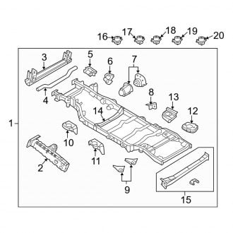2008 Jeep Wrangler OEM Chassis Frames & Body Parts | CARiD