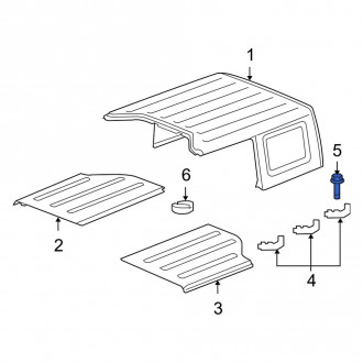 Jeep Wrangler OEM Roofs & Parts | Panels, Drip Rails — CARiD.com