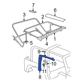 Jeep Replacement Car Window Frames — CARID.com