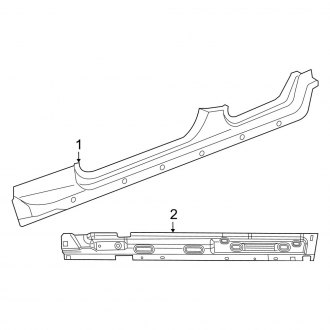 2010 Jeep Wrangler Replacement Rocker Panels | CARiD