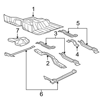 2008 Jeep Wrangler OEM Rocker Panels & Floors | CARiD