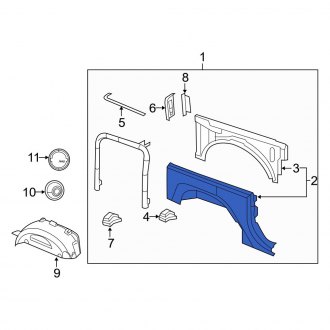 Jeep Wrangler OEM Quarter Panels & Parts | Rear & Front — CARiD.com