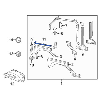 Jeep Wrangler OEM Quarter Panels & Parts | Rear & Front — CARiD.com
