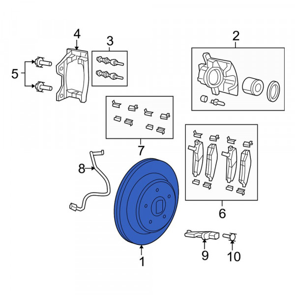 Jeep OE 52060147AA - Rear Disc Brake Rotor