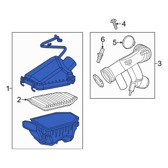Jeep Wrangler OEM Air Intake Parts | Filters, Manifolds — CARiD.com