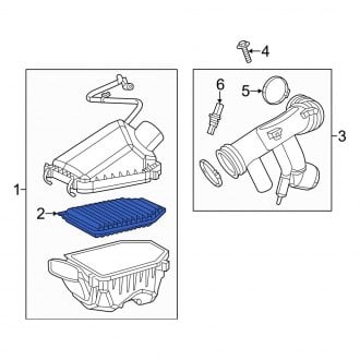 Jeep Wrangler OEM Air Intake Parts | Filters, Manifolds — CARiD.com
