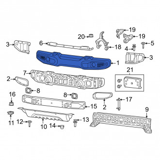 Jeep Wrangler OEM Bumpers | Genuine Front & Rear Bumpers — CARiD.com