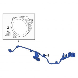 Jeep Wrangler Headlight Components - Brackets, Adapters | CARiD