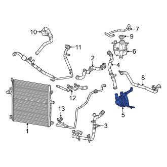 Jeep Wrangler OEM Engine Cooling Parts | Radiators, Fans — CARiD.com