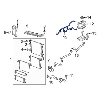 Jeep Wrangler OEM Engine Cooling Parts | Radiators, Fans — CARiD.com