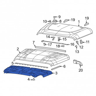 Jeep Wrangler Under Hood Insulations - Pads, Liners | CARiD