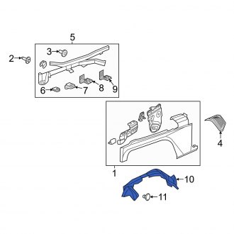 Jeep Gladiator OEM Fenders - Factory Front & Rear Fenders | CARiD