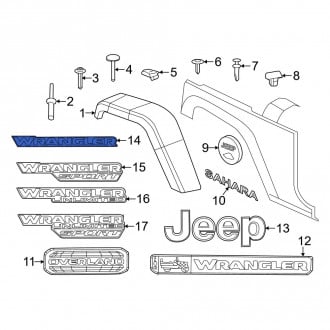Jeep Gladiator OEM Fenders | Factory Front & Rear Fenders — CARiD.com