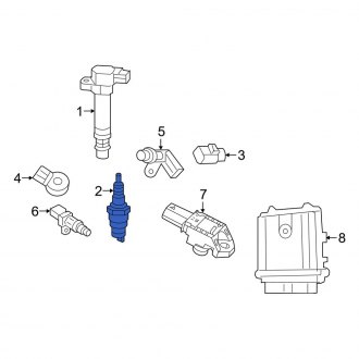 Jeep Wrangler OEM Ignition Parts | Coils, Spark Plugs — CARiD.com