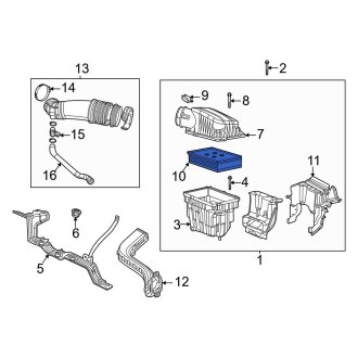 Jeep OE™ Air Intake - CARiD.com