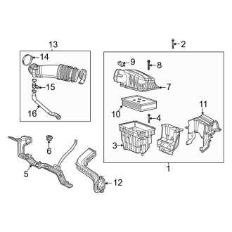 Jeep Wrangler OEM Air Intake Parts - Filters, Manifolds | CARiD