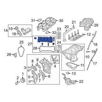 Jeep Gladiator Engine Valve Covers & Parts - Gaskets, Bolts | CARiD