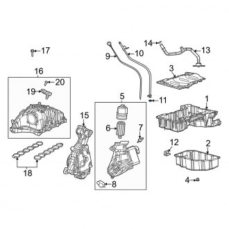 Jeep Gladiator Engine Oil Pans, Drain Plugs & Dipsticks | CARiD