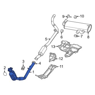 Jeep Wrangler OEM Exhaust Parts | Systems, Tips, Pipes — CARiD.com