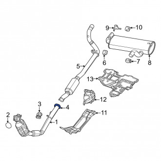 Jeep Wrangler OEM Exhaust Parts | Systems, Tips, Pipes — CARiD.com